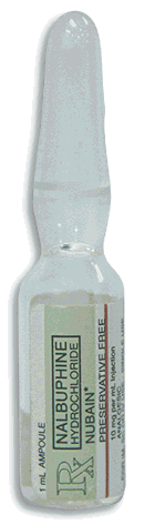 NUBAIN Nalbuphine Hydrochloride 10mg / mL Solution for Injection 1mL 10 ...